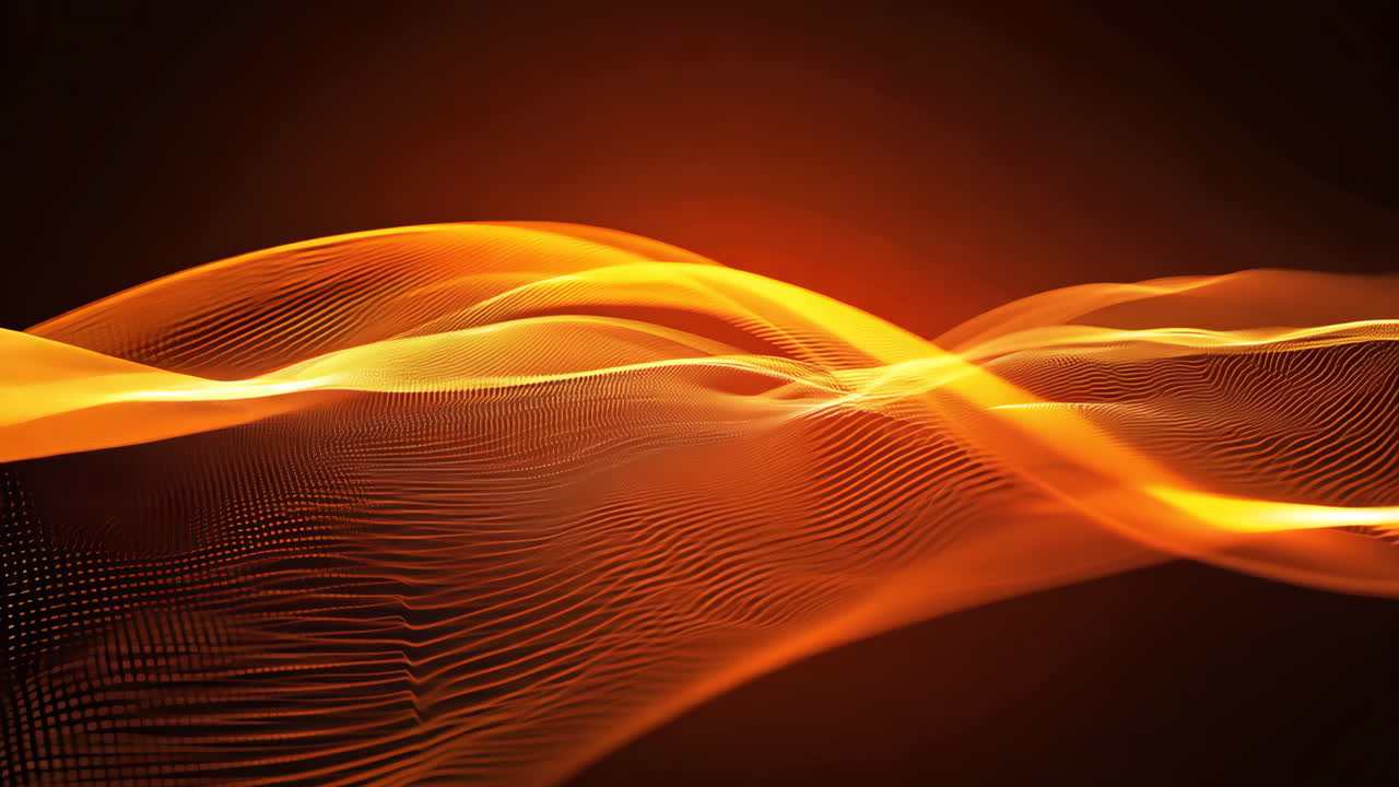 A long orange wave is shown in the image. the wave is very long and has ...