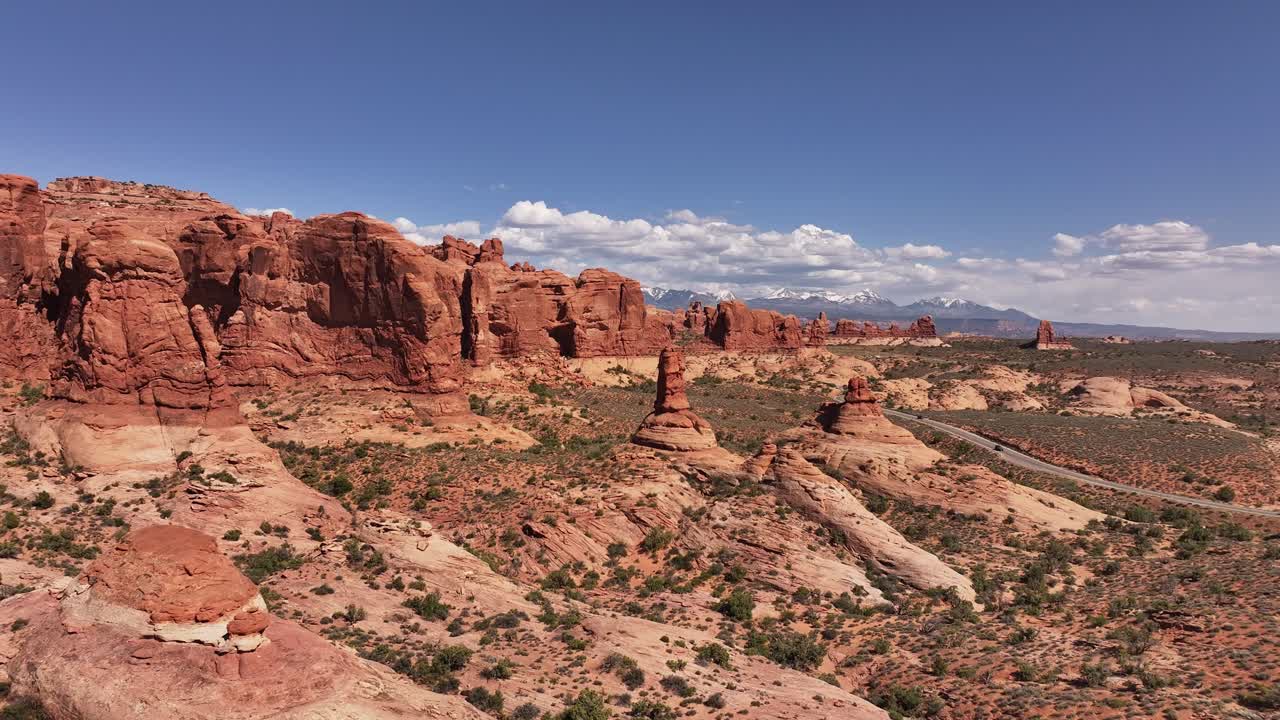 Vídeo de arquivo Premium - Moab é uma cidade em utah, estados unidos ...