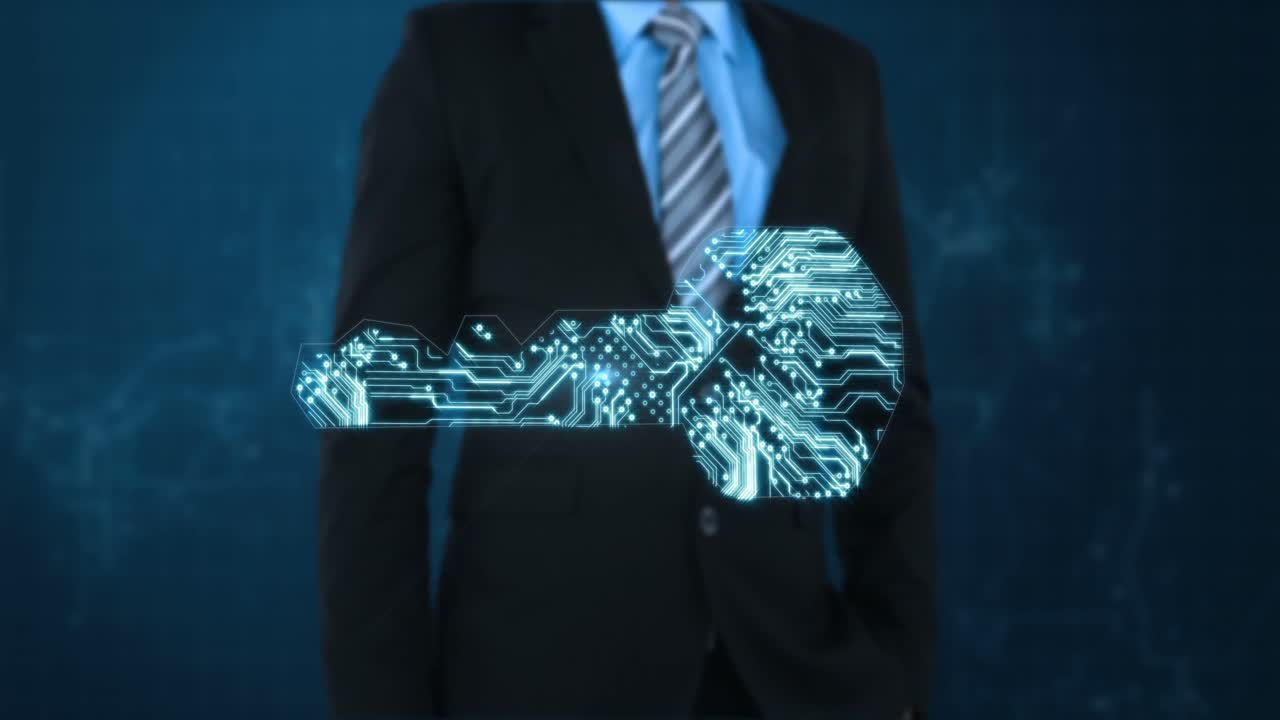 Conceptual Video Of Circuit Connection Key Free Stock Video Footage ...