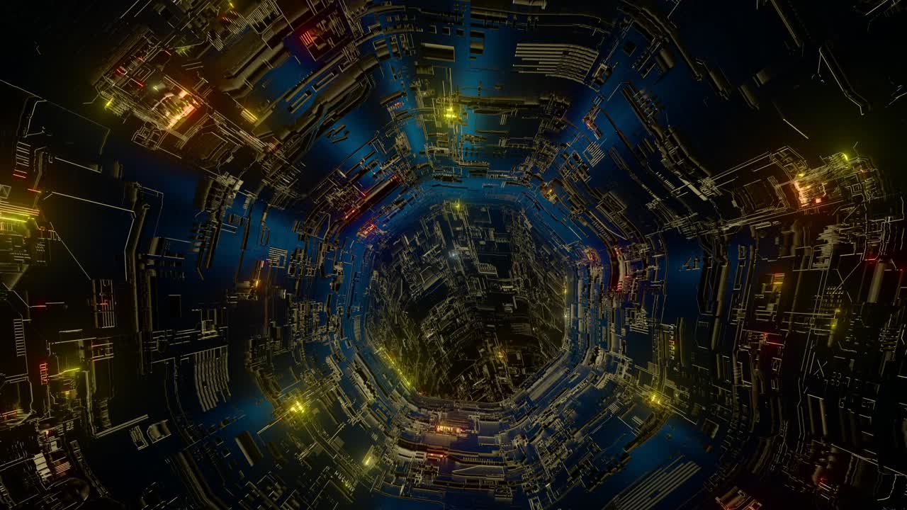 infinity tunnel cg animation | freepik