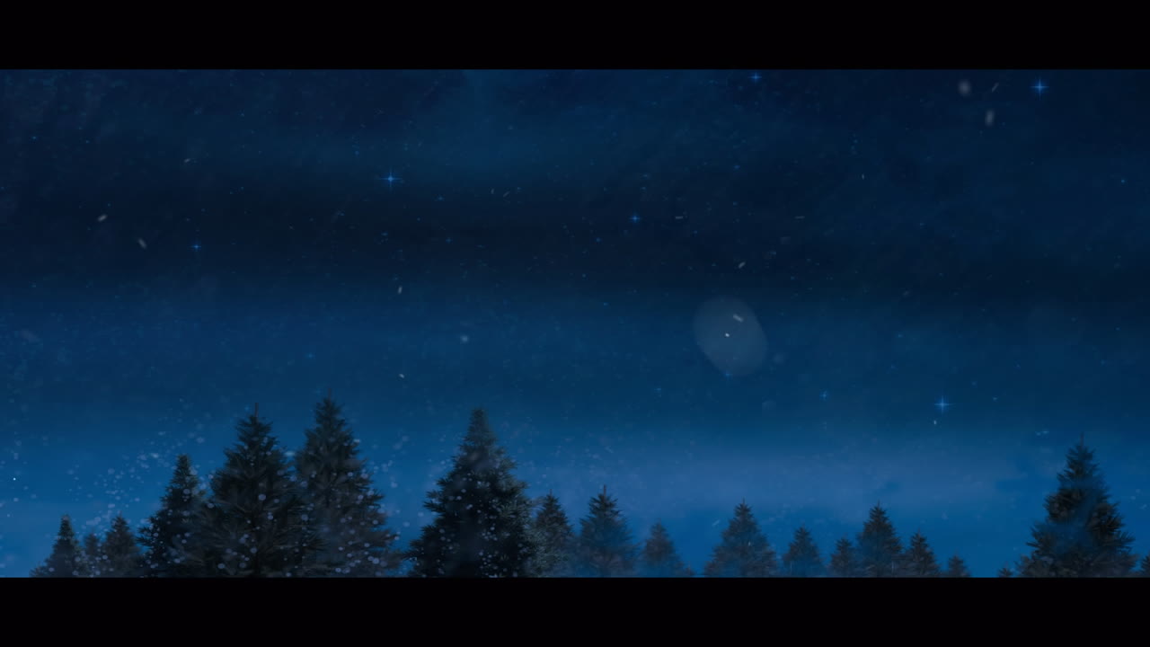 Digital animation of white particles floating and lightning thunder ...