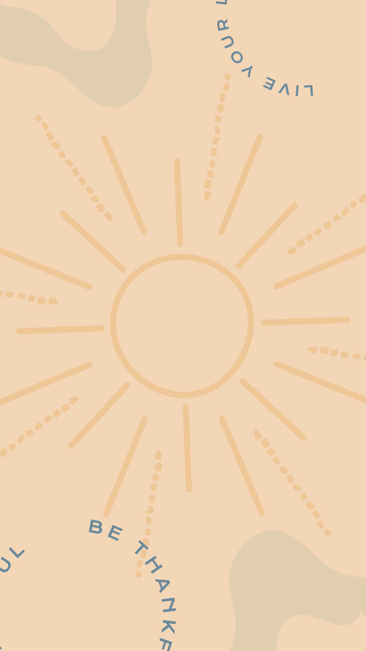 Inspirational Graphic Design with Positive Quotes and Sun Motif ...
