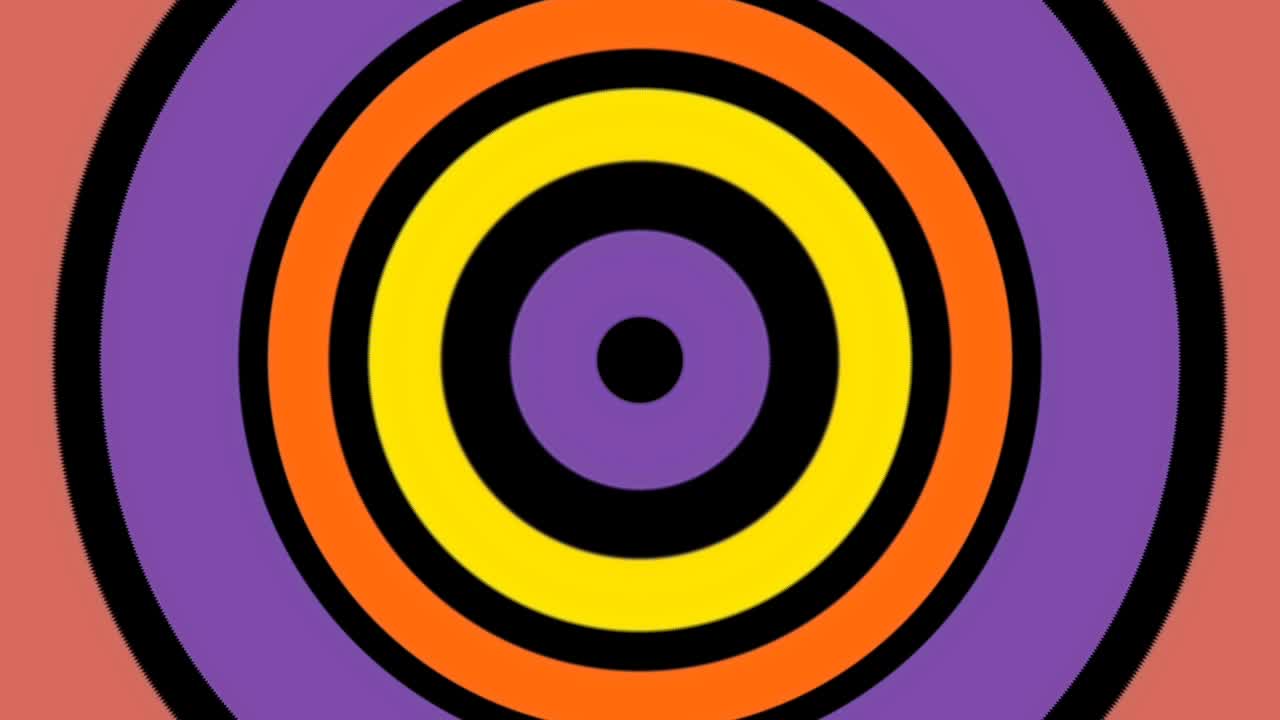 Circle Changing Color Animation Pulsing Through The Center Of The Frame ...