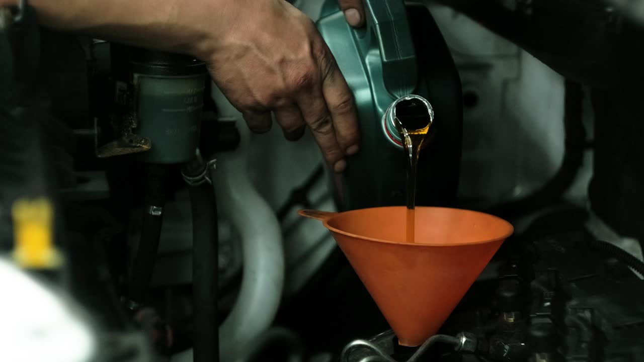 Car Oil Change | Premium Stock Video Footage