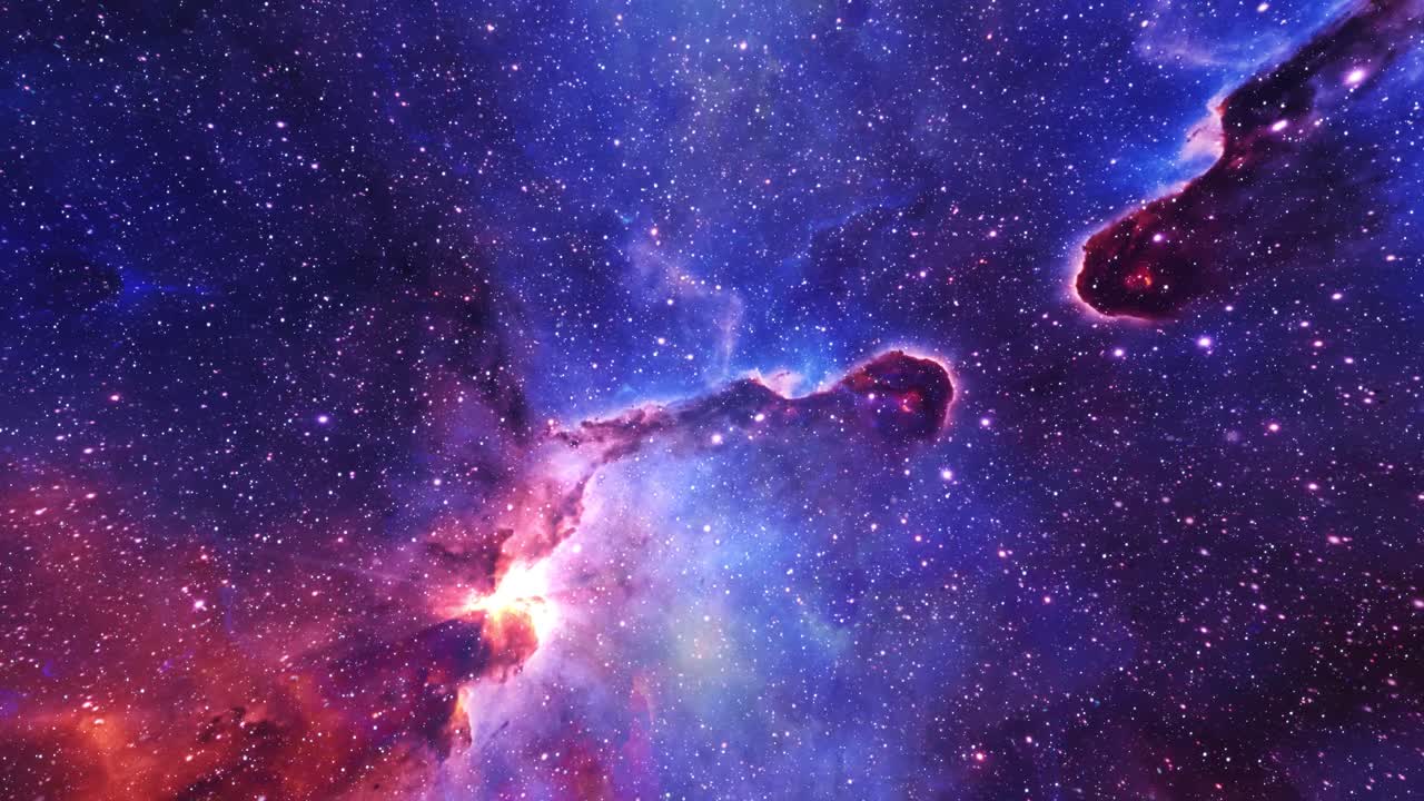 Premium stock video - Stunning cg animation of outer space