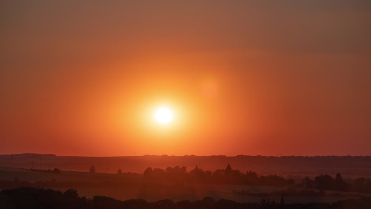 Premium stock video - Sunset timelapse with decent portion of ...