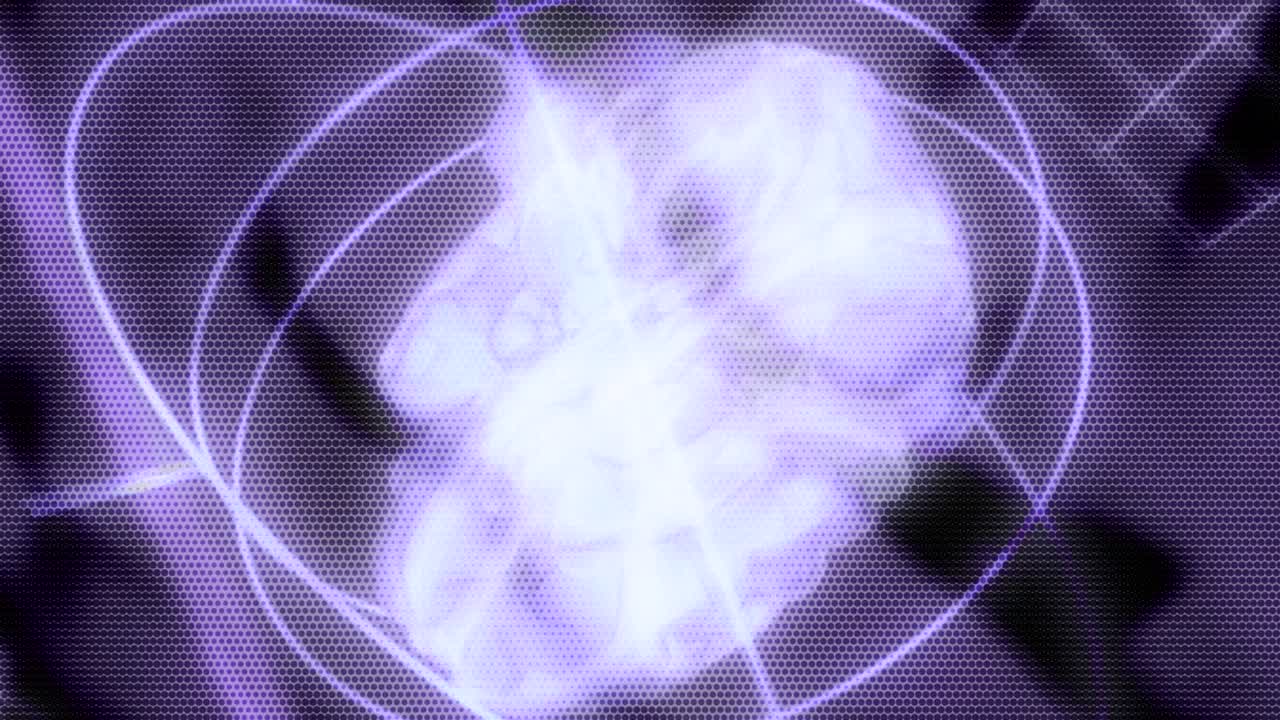 Computer Generated Animated Moving Motion Background Showing Scientific ...