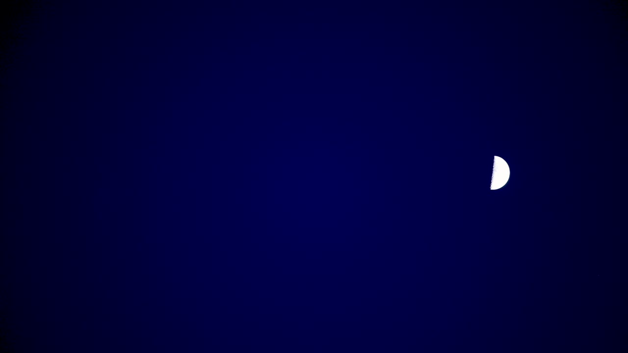 Premium stock video - Decrescent phase of the moon, decrescent moon in ...