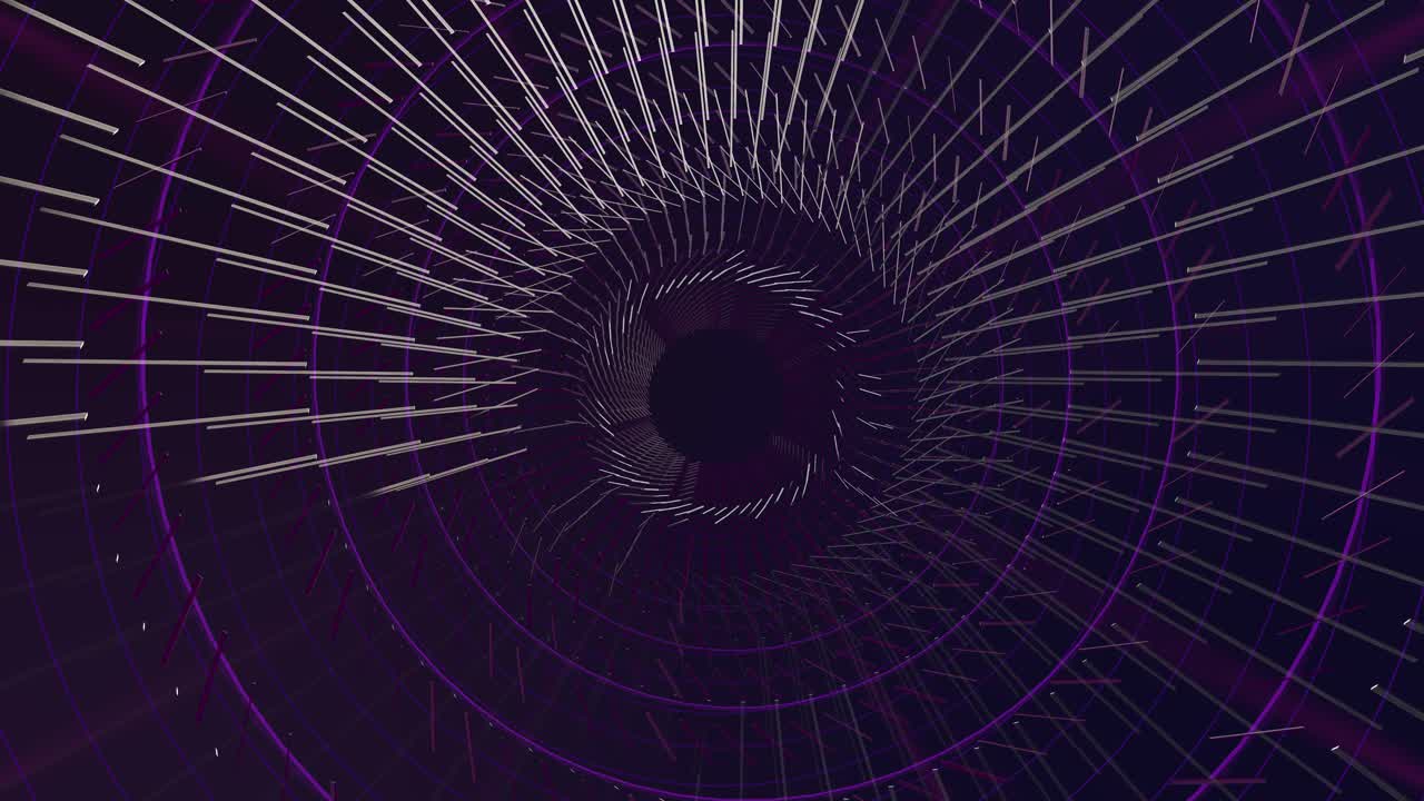 Abstract pattern of a portal engine, digital data flow, violet ...