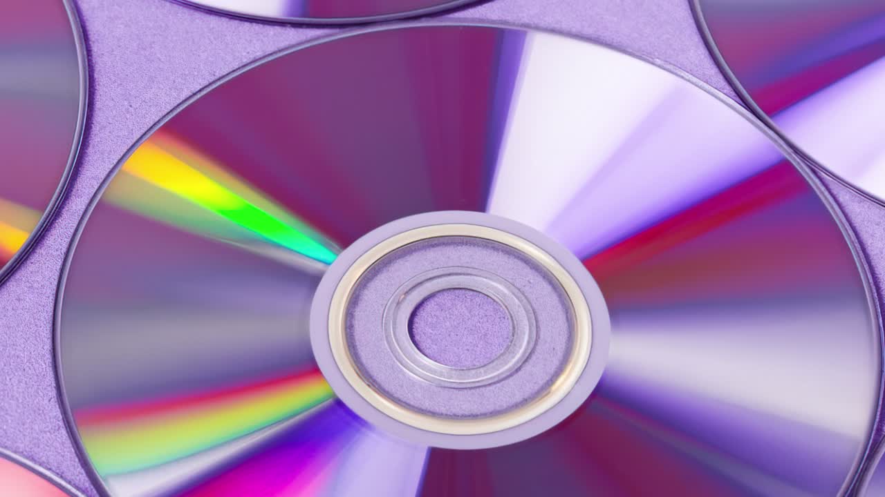 Premium stock video - Pile of cds rotating. empty cds or dvd´s-1