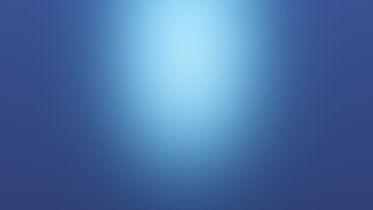 A continuous animation loop of a soft blue glow blooming at the top ...