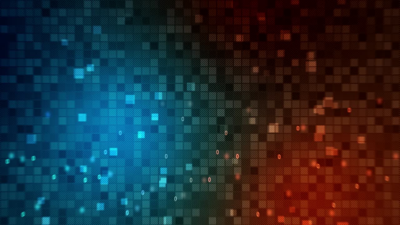 Seamless loop high-tech motion background. Abstract digital technology ...