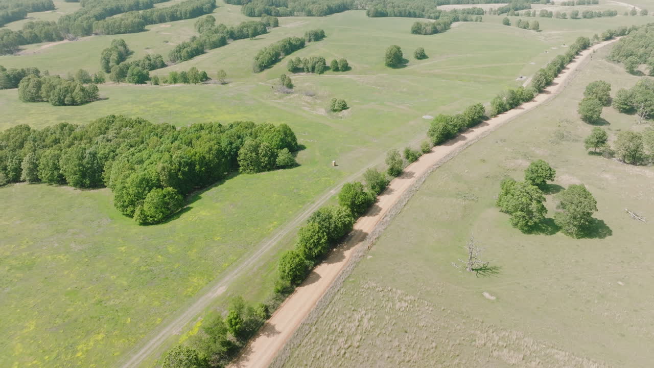 Premium stock video - Hunting land for shooting range in leach, oklahoma