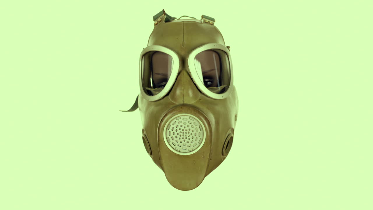 Free stock video - Gas mask sequence 07