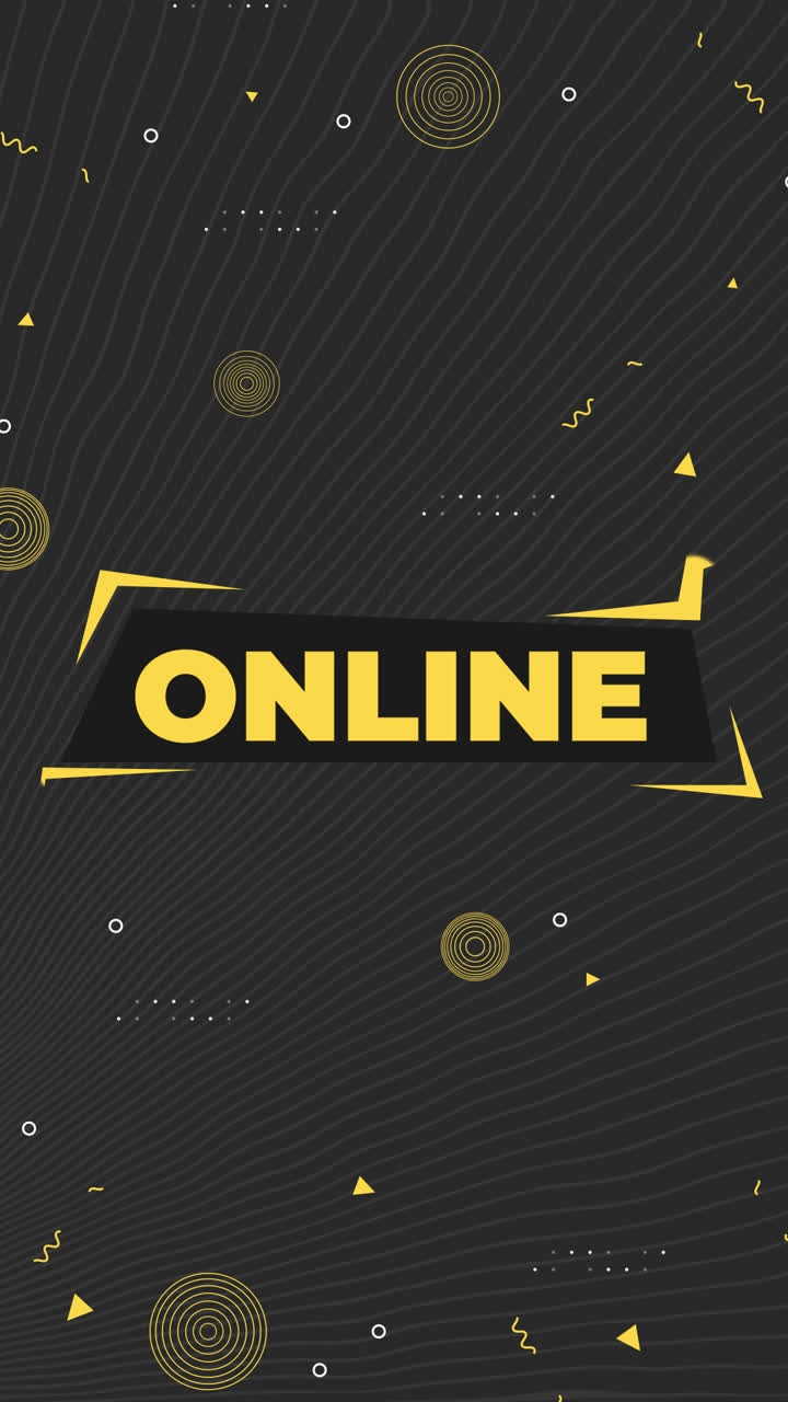 Online abstract background | Premium Stock Video Footage