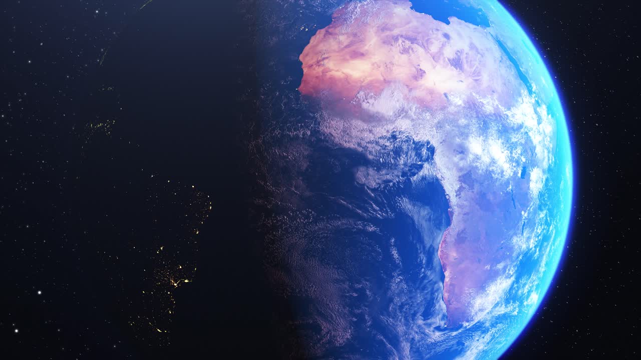 Premium stock video - Beautiful 3d earth planet animation