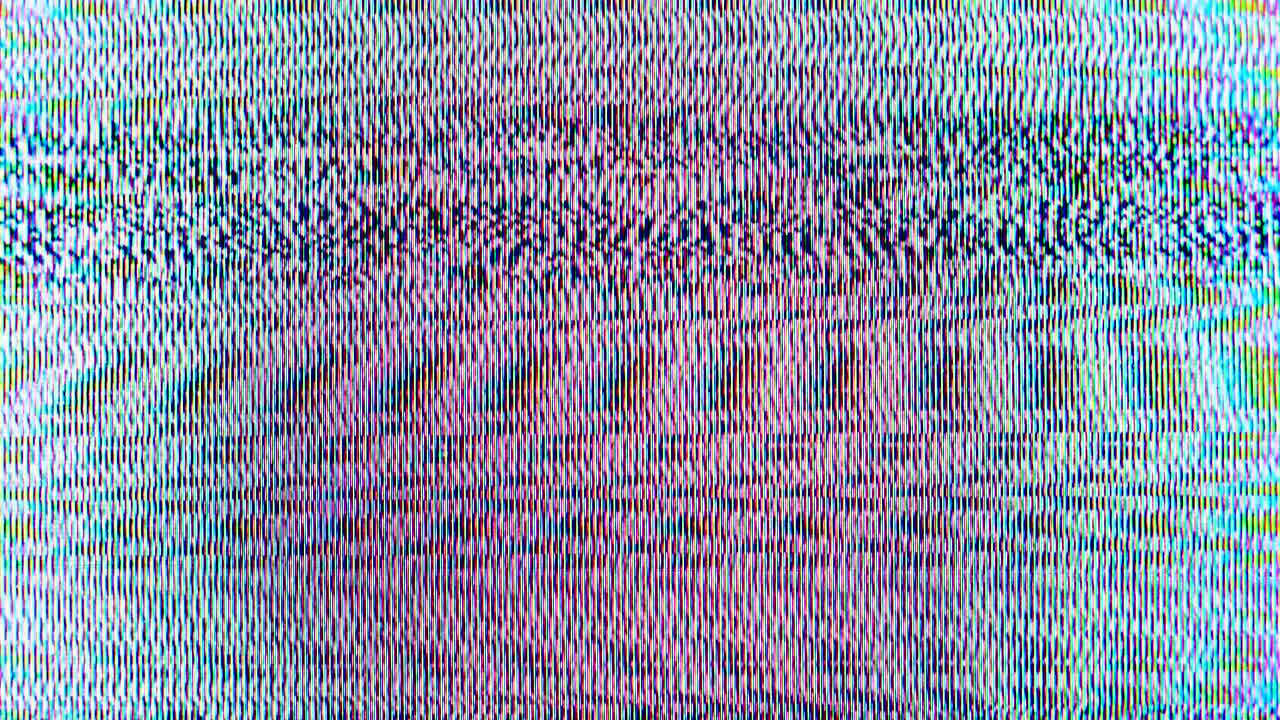 Premium stock video - Flickering vhs effect