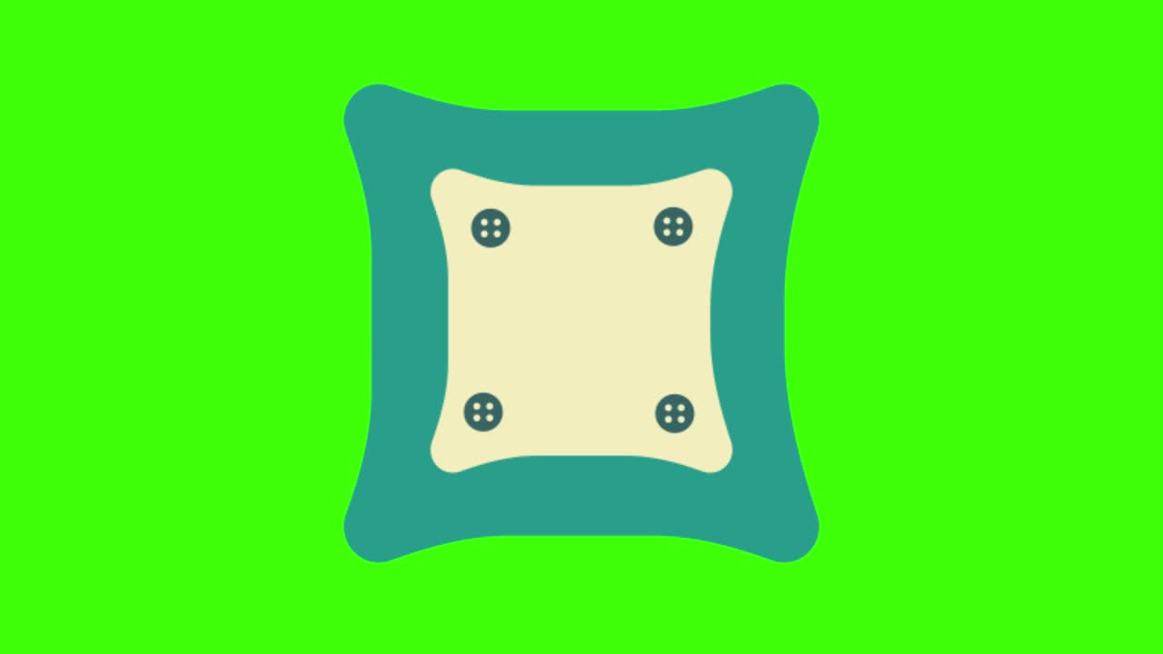 green screen of an animated cushion | freepik