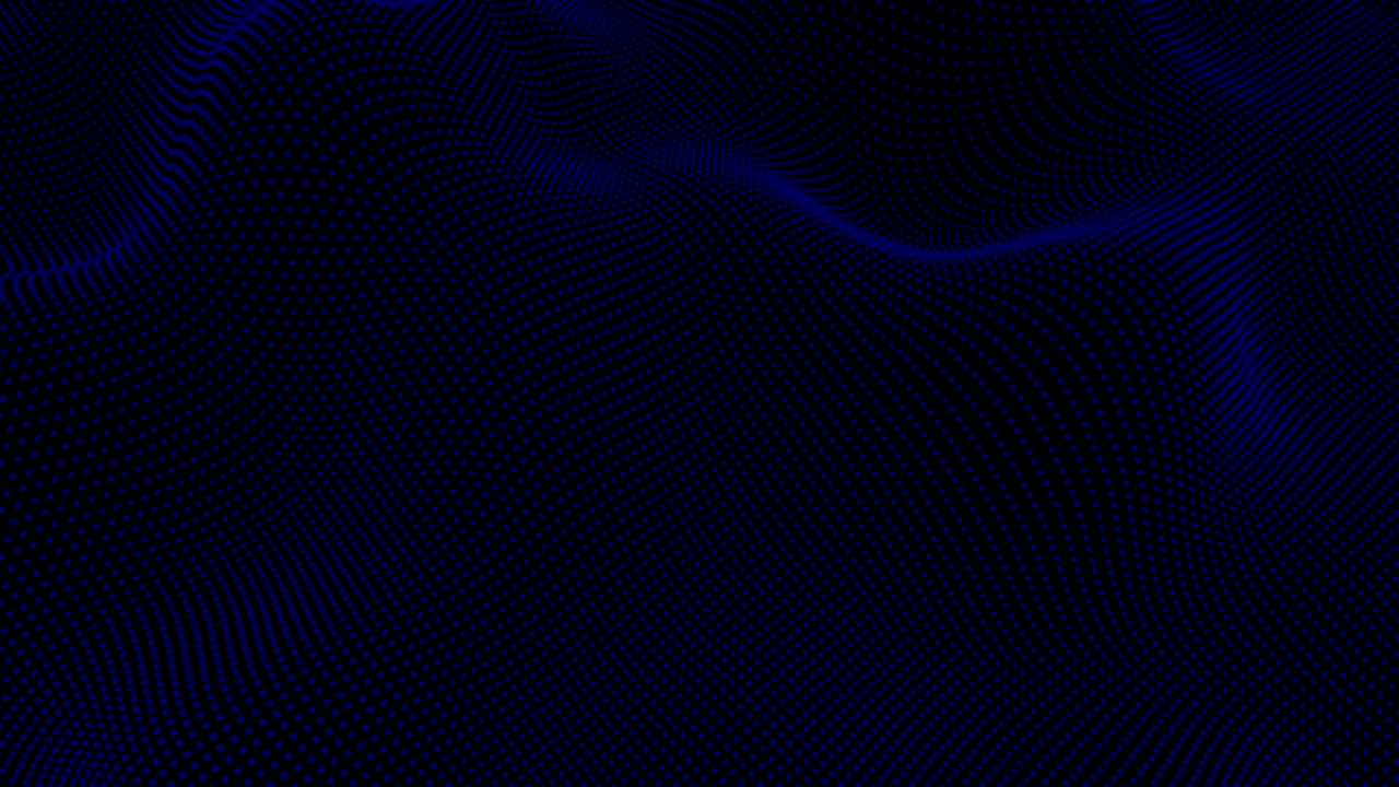 Waving Pixels Loop (Deep Blue) | Premium Stock Video Footage