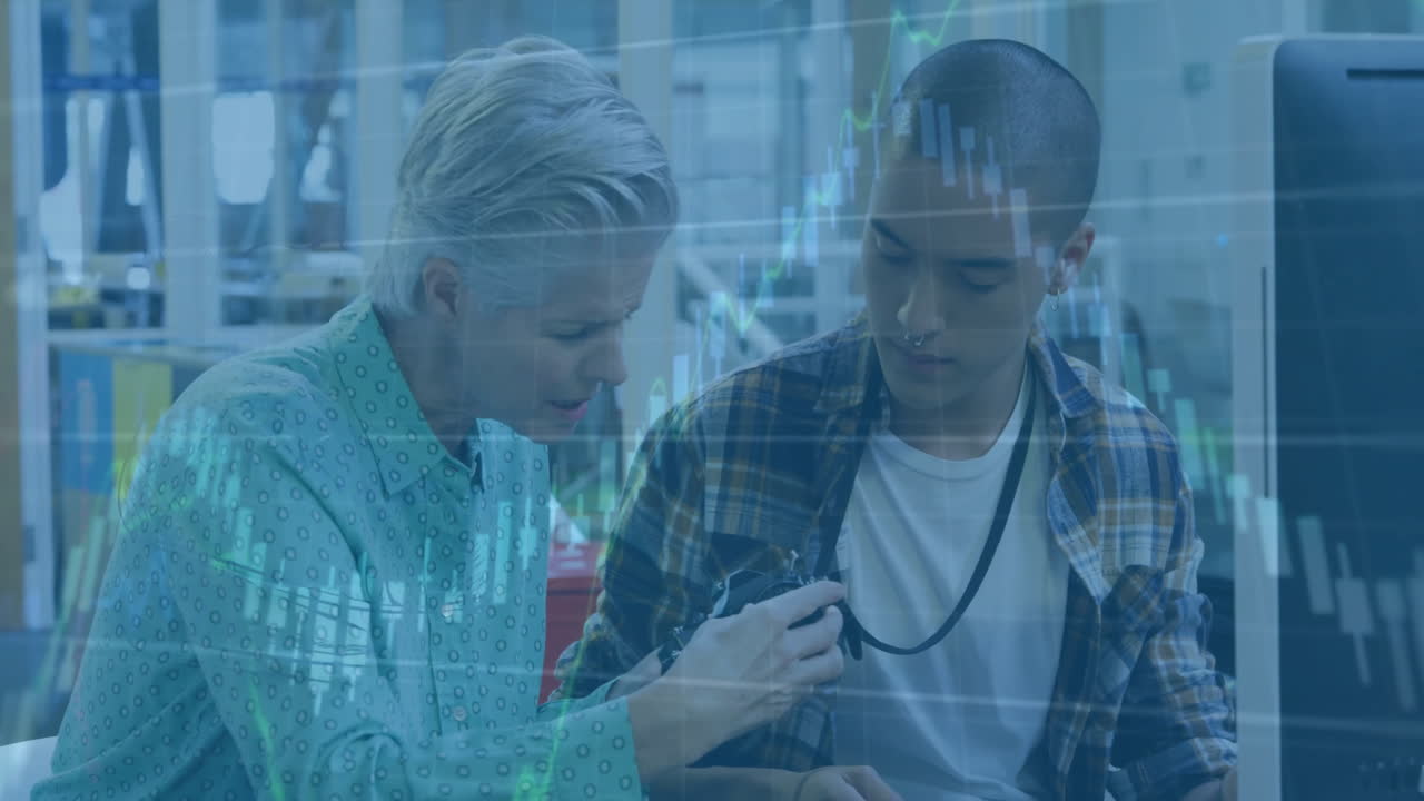 Descarga Gratis Vídeos De Stock De Animación De Múltiples Gráficos Con ...