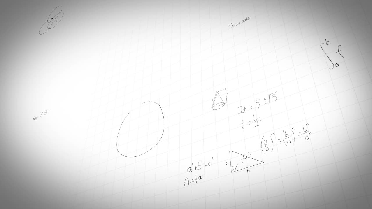 Math Formulas On Whiteboard Free Stock Video Footage Download Clips