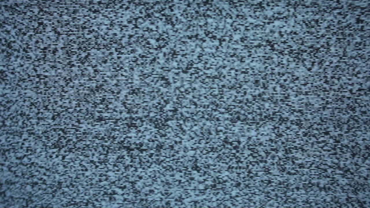 Premium stock video - Tv blurry screen 00