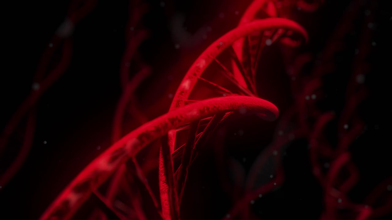 Premium stock video - Dna spinning rna double helix slow science ...