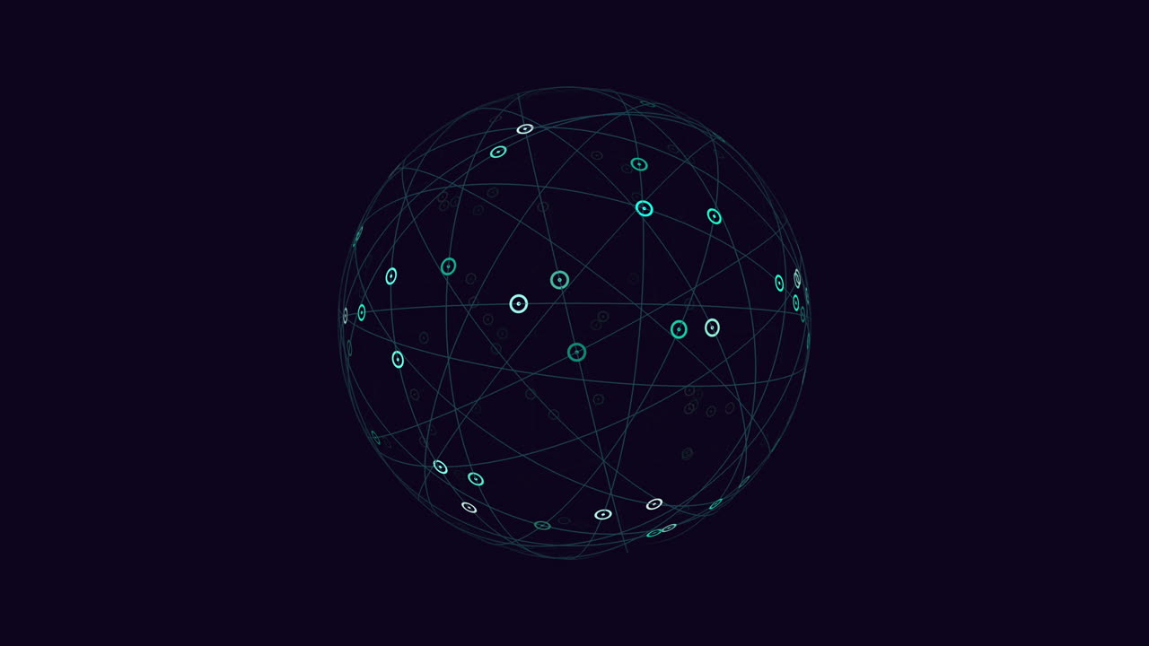 visualizing a circular network of interconnected nodes | freepik