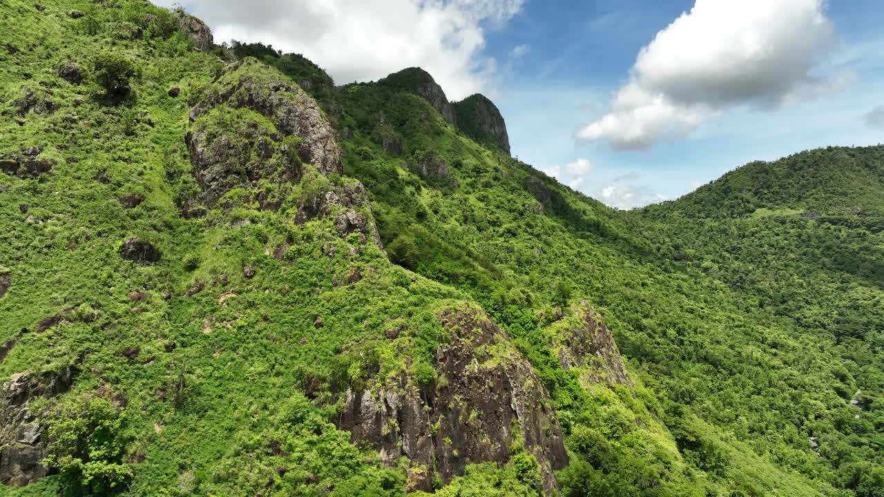 Premium stock video - Mountain at cayey puerto rico on a sunny