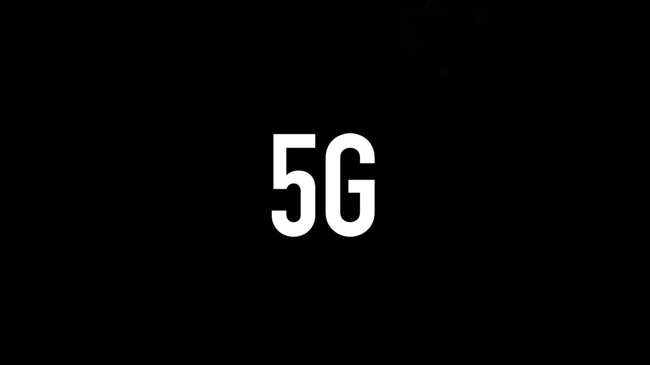 Appearance Of 5G Network Animated Logo Free Stock Video Footage ...