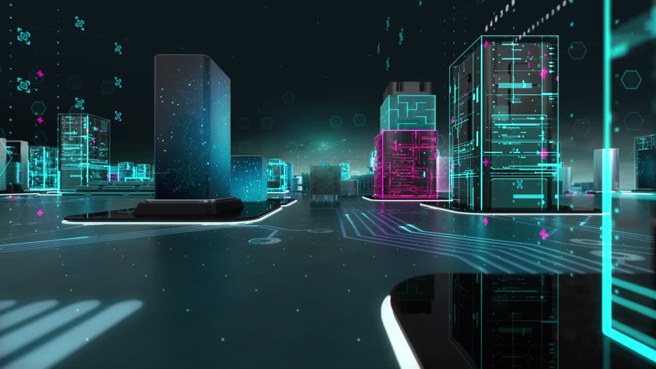 market structure digital technology hi-tech concept | freepik