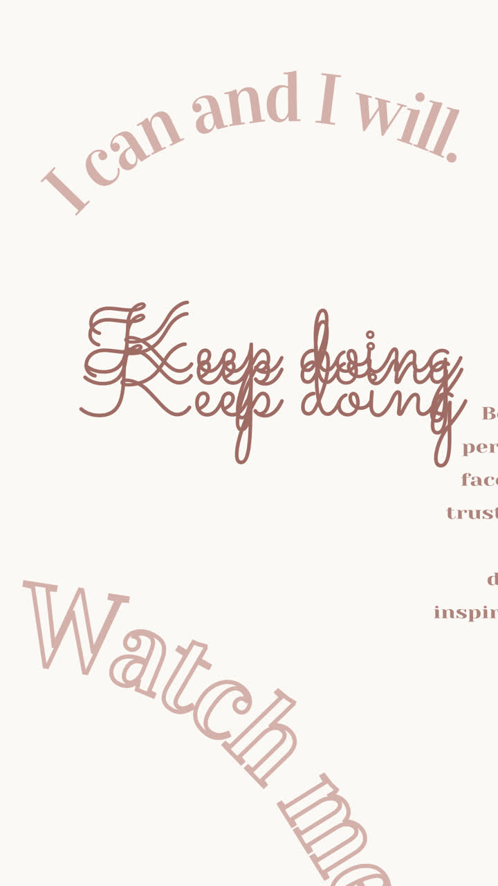 Motivational Quotes | Free Stock Video Footage