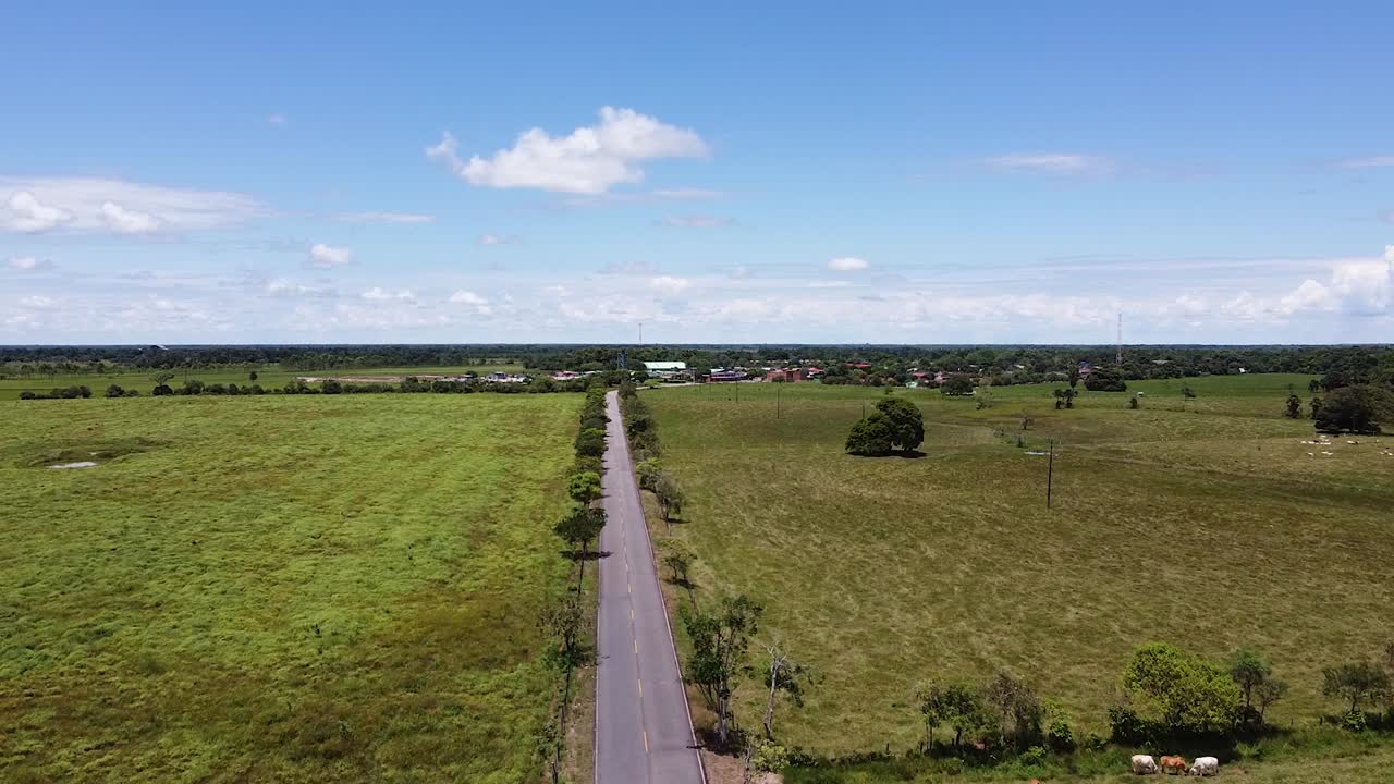 Free stock video - Landscape with the road perfect travel