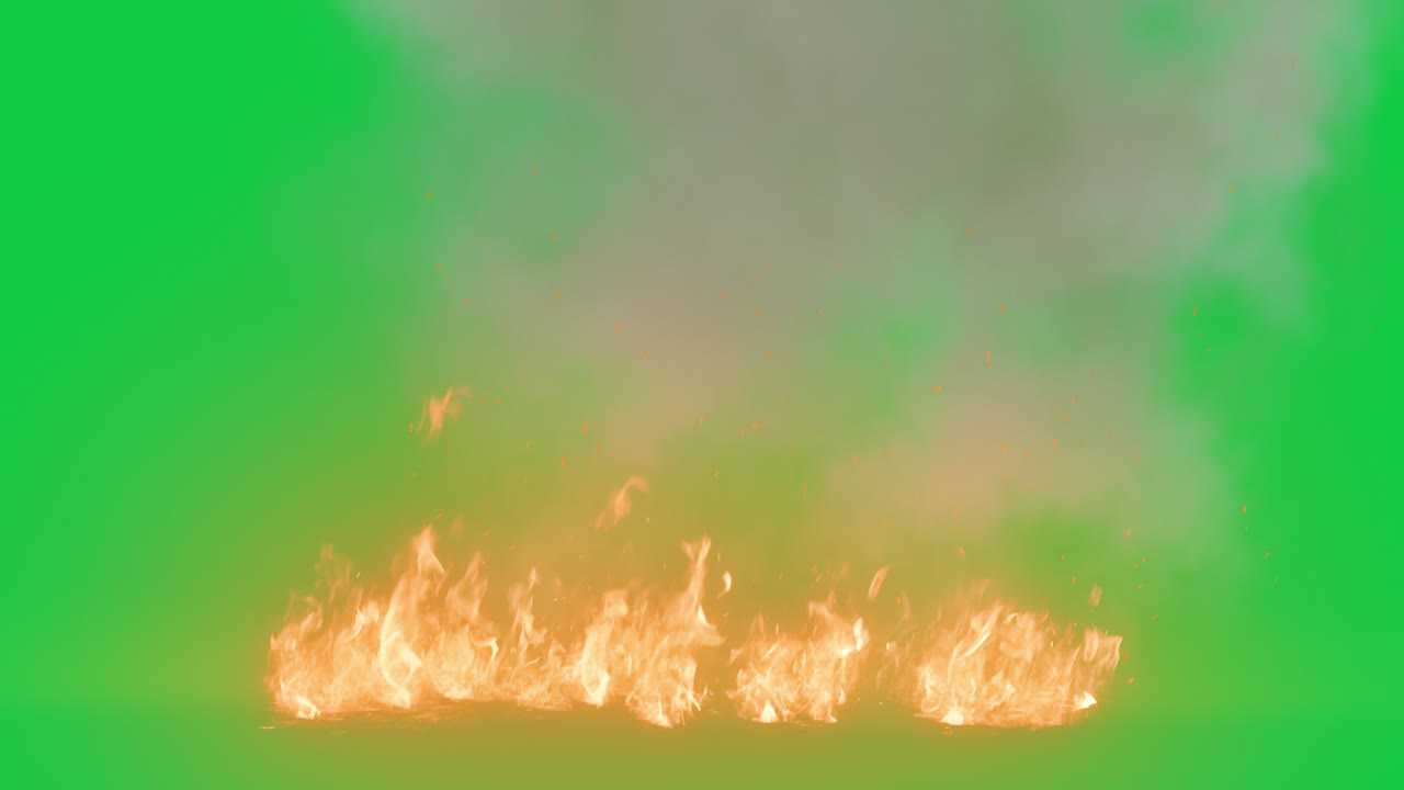 Green screen fire Videos - HD and 4K to download | Freepik