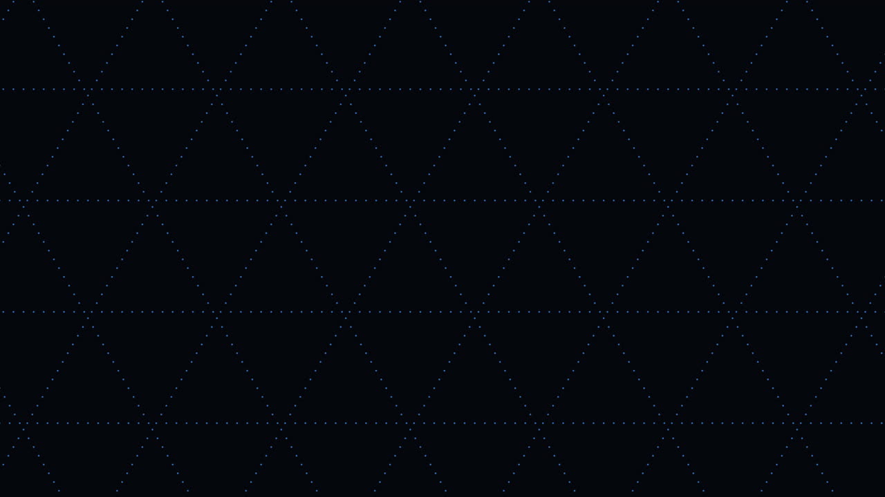 Digital Neon Triangles Pattern In Rows With Neon Dots On Dark Gradient Free Stock Video Footage ...