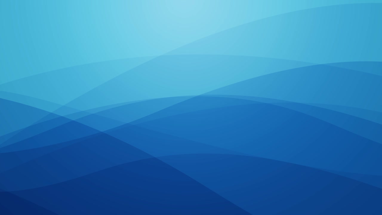Smooth slow motion wave animation background with flowing blue gradient ...