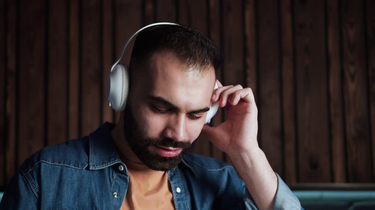 Free stock video - Close up view of a man