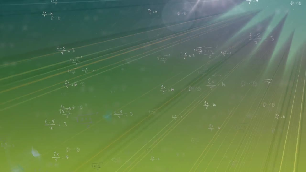 Premium stock video - Animation of lines and math formulas moving over ...