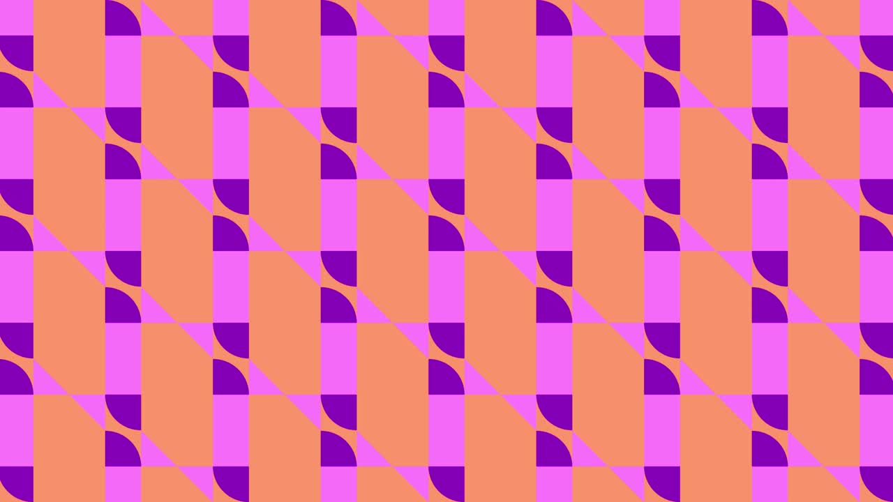 2D Tile Colourful Animation Geometric Pattern Visual Effect Motion ...