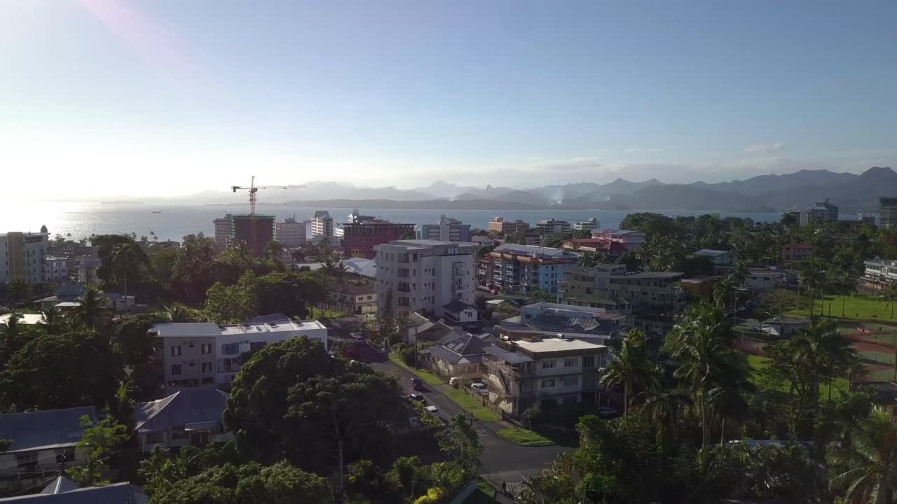 Drone Shots Of Suva And Other Parts Of Fiji Islands Including The ...