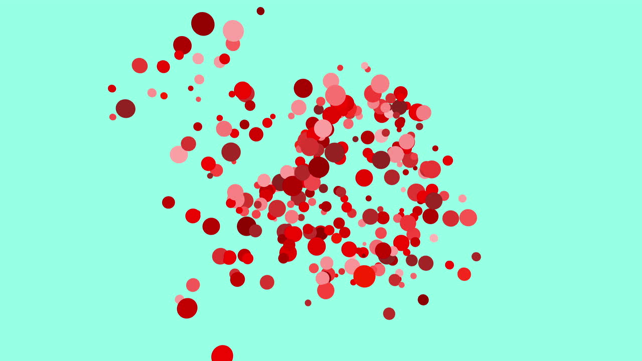 dynamic red dots on blue background | freepik