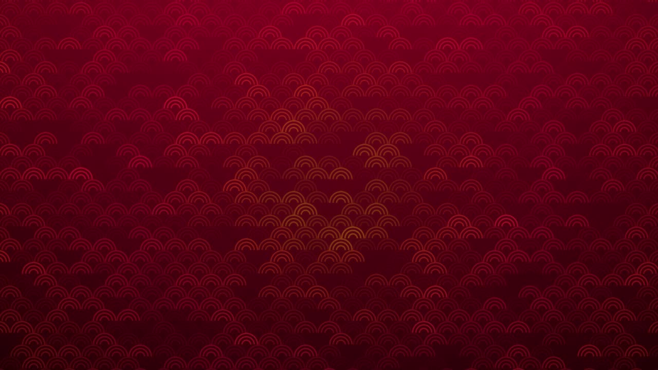 Seamless Loop Sweet Red Ethnic Pattern Circles Background Animation ...