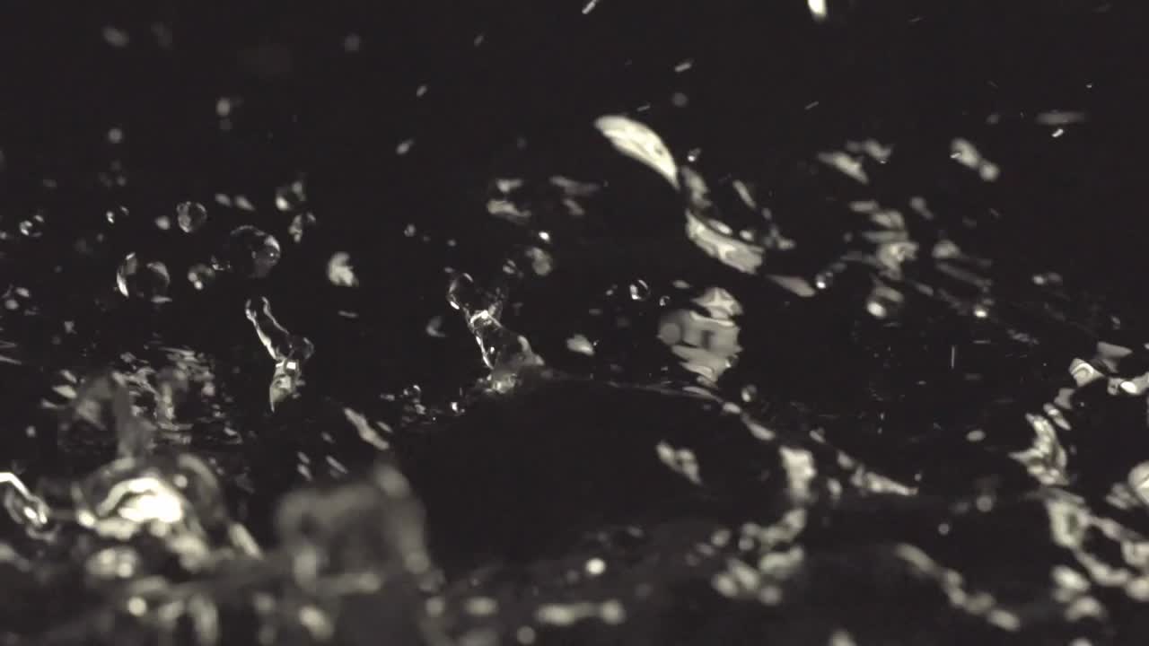 Premium stock video - Close up of water falling into a big tank before ...