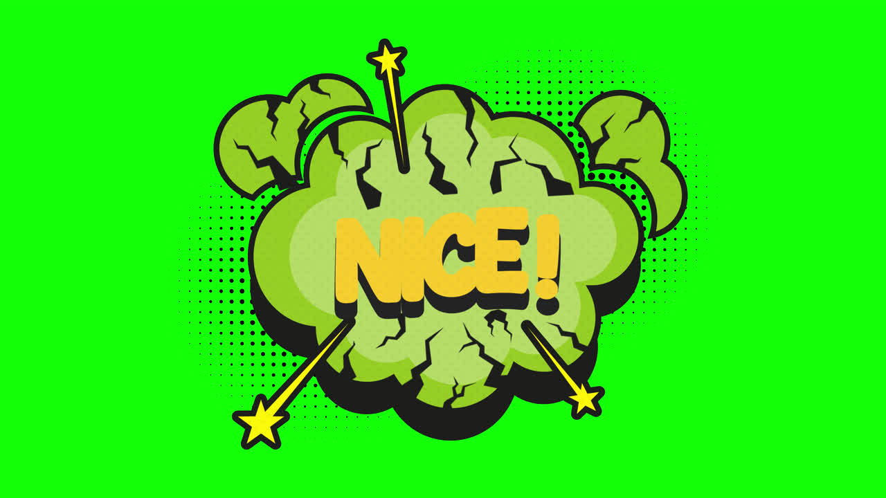 Premium stock video - Cartoon nice comic bubble speech loop animation ...