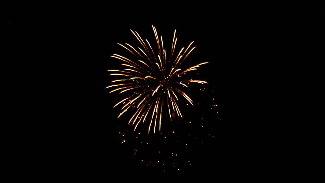 Premium stock video - Solo white fireworks streamer pierces the night ...