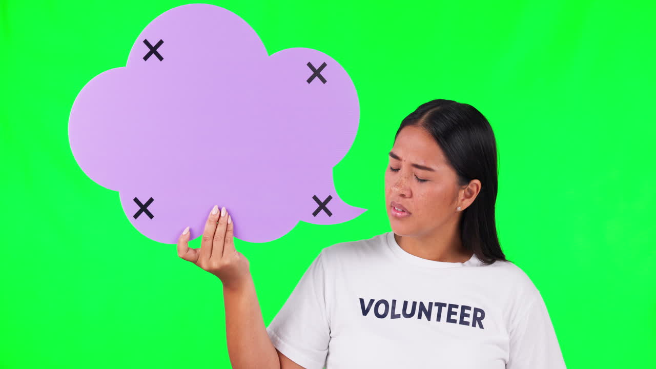 Speech Bubble, Green Screen Free Stock Video Footage Download Clips