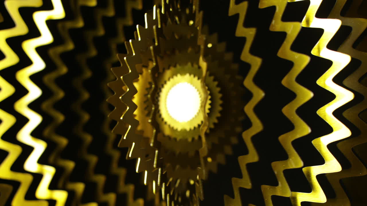 Free stock video - Gold spin 02