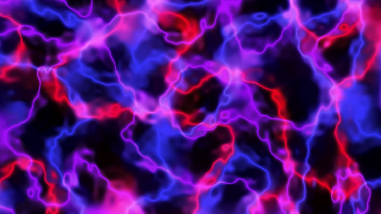 Abstract background of a loopable animation of a plasma energy field ...