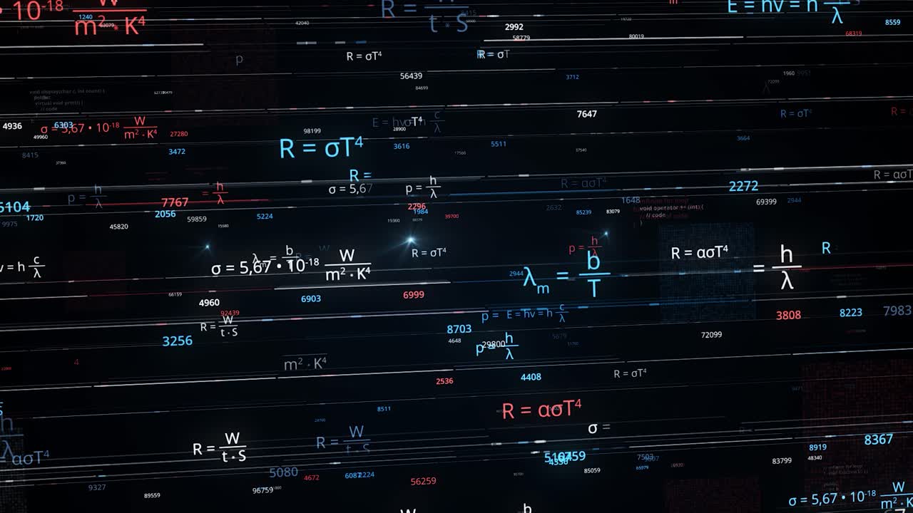 abstract digital equations visualization | freepik