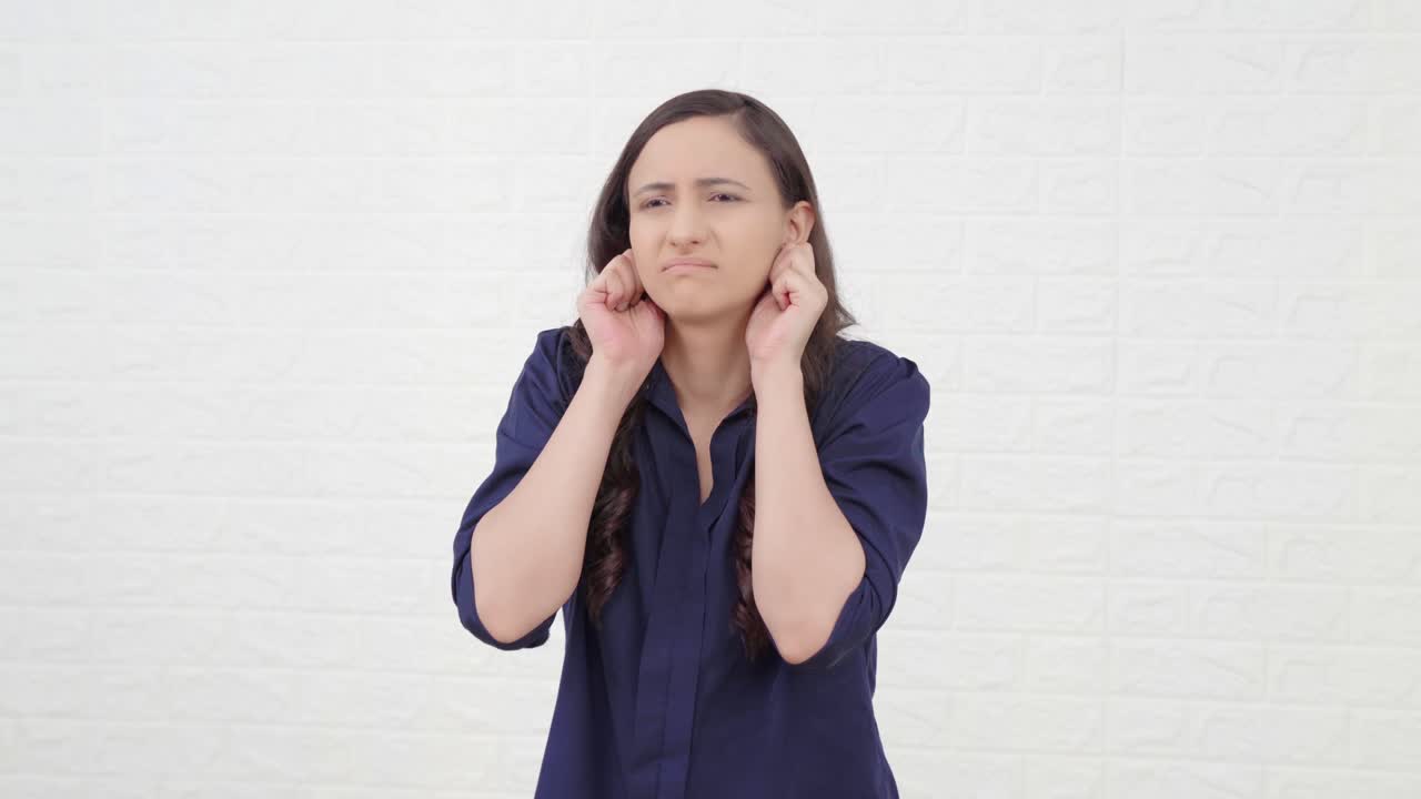 Premium stock video - Indian girl saying sorry and apologizing